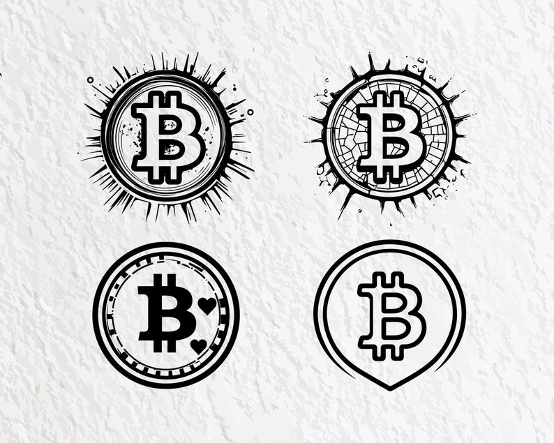 Bitcoin SVG Bundle: Logo, Icon, & Silhouette Designs (cricut Ready) - Etsy