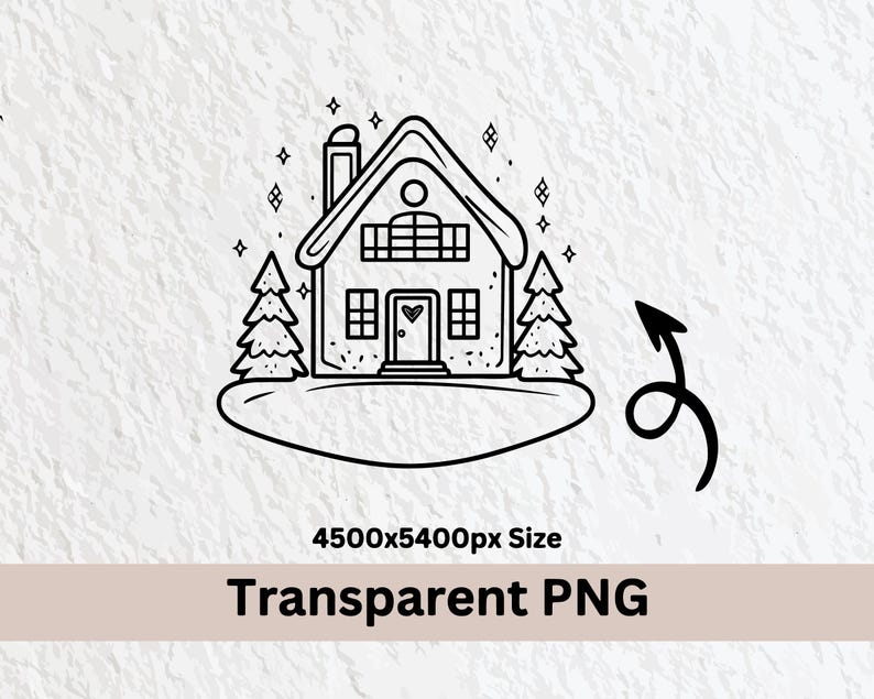 Christmas House SVG Bundle: Winter Village Clipart (PNG, Cricut) - Etsy