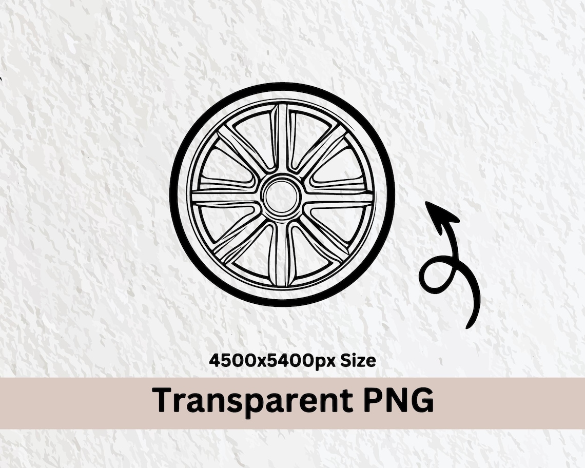 Mag Wheel SVG Bundle: Car Rim Clipart, Vector Cut Files (digital ...