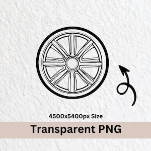 Mag Wheel SVG Bundle: Car Rim Clipart, Vector Cut Files (digital ...