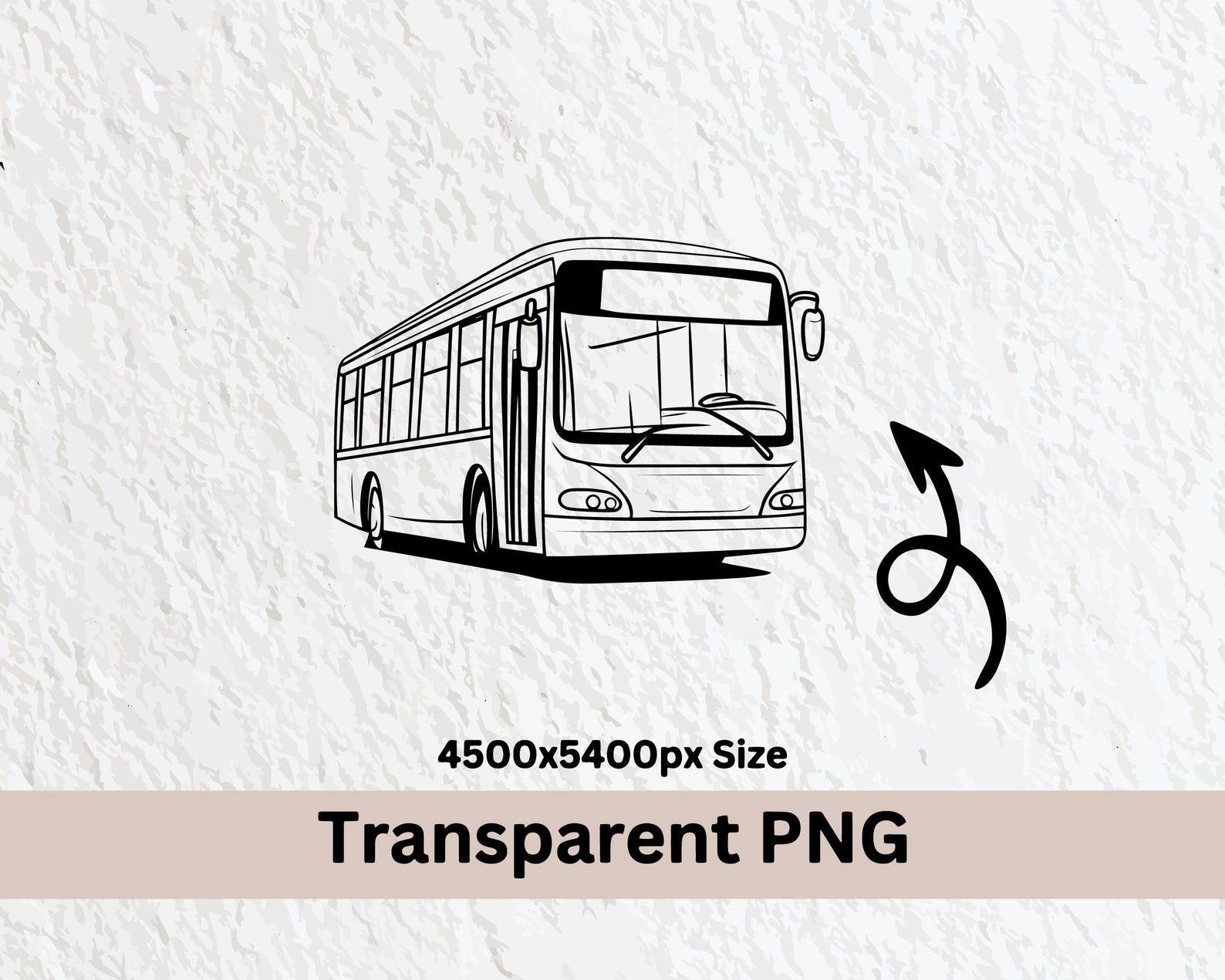 City Bus SVG Bundle: Clipart, Outline, Vector (PNG, Cricut, Decal) - Etsy