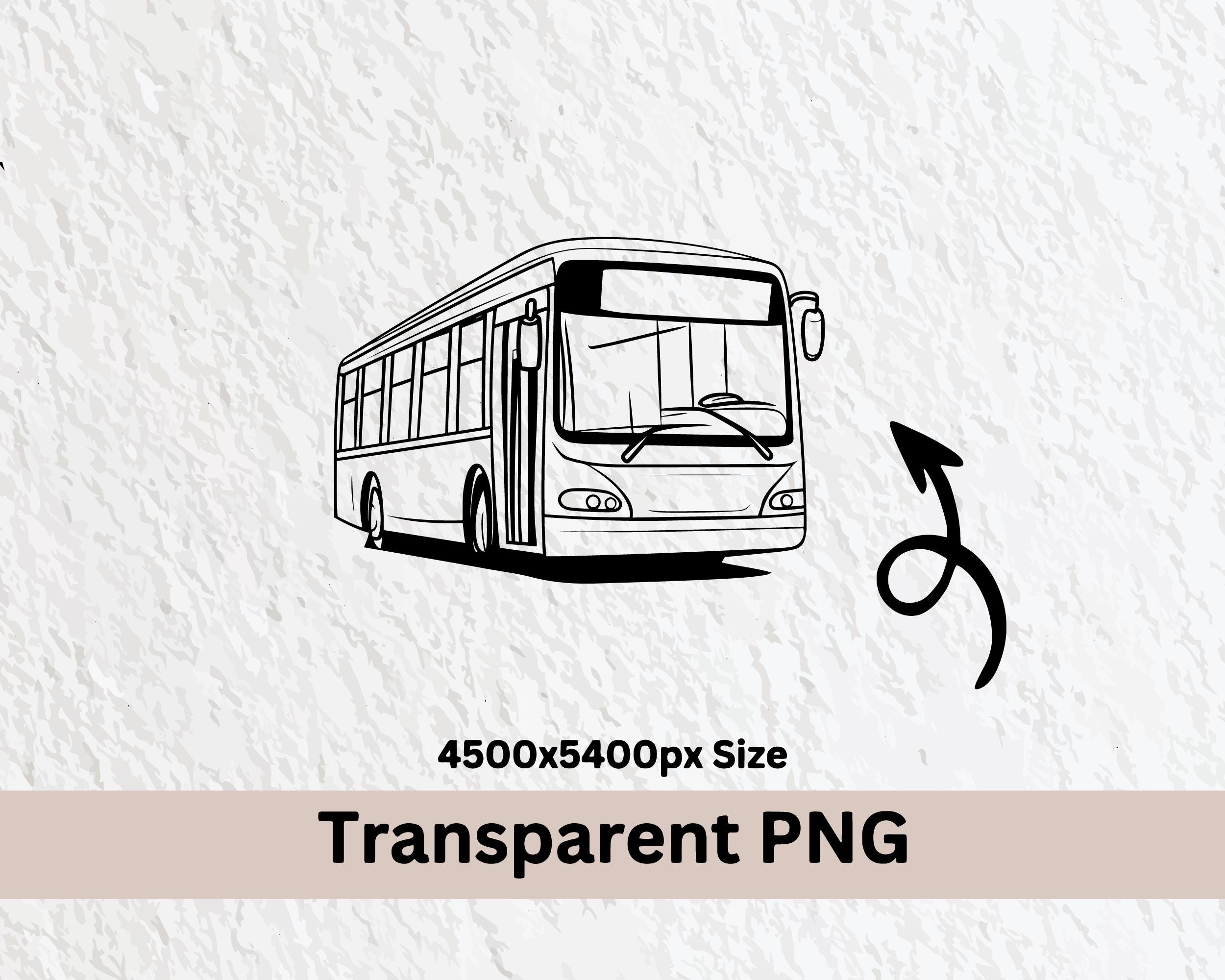 City Bus Svg Bundle, City Bus Silhouette, City Bus Clipart Png, City ...