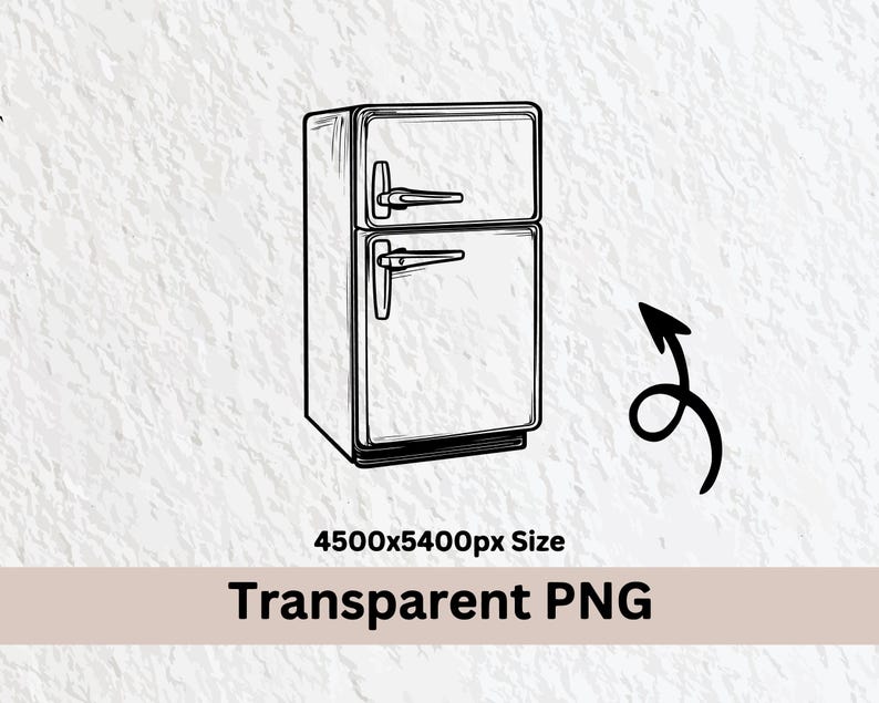 Refrigerator Svg Bundle, Refrigerator Silhouette, Refrigerator Clipart ...