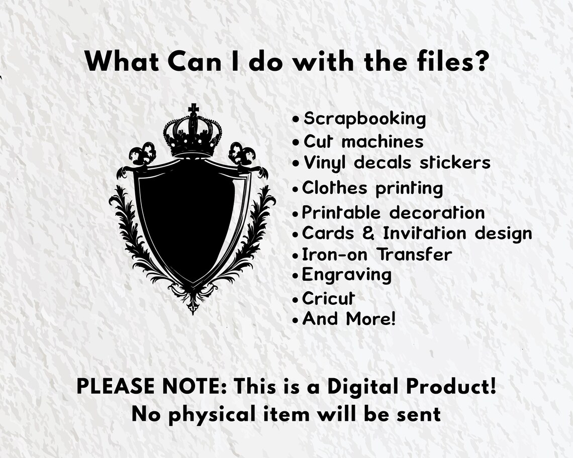 Royal Shield Svg Bundle, Royal Shield Silhouette, Royal Shield Clipart ...