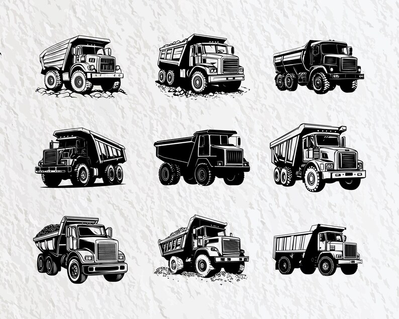 Quarry Truck Svg Bundle, Quarry Truck Silhouette, Quarry Truck Clipart ...