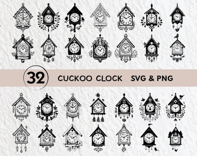 Working - 30-hour - After the Hunt Cuckoo Clock With Music Box ...
