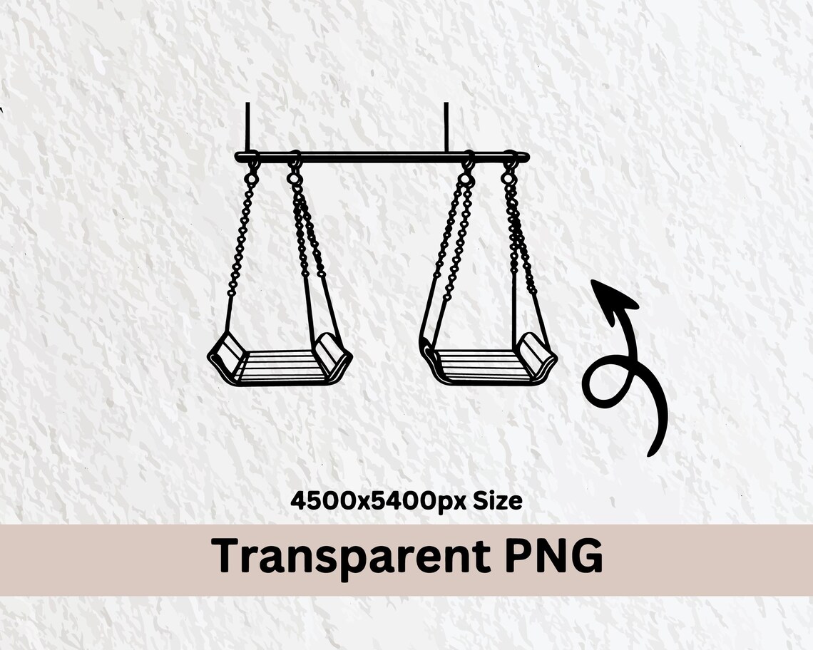 Swings SVG Bundle: Clipart, Silhouette, Vector (cricut Files, PNG) - Etsy