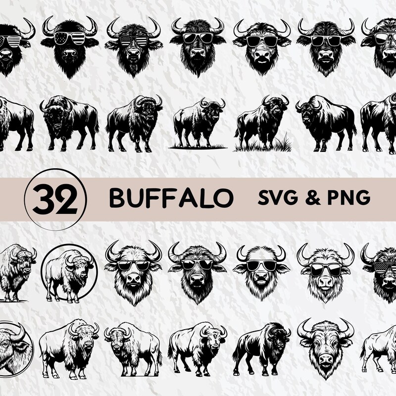 Buffalo Svg - Etsy