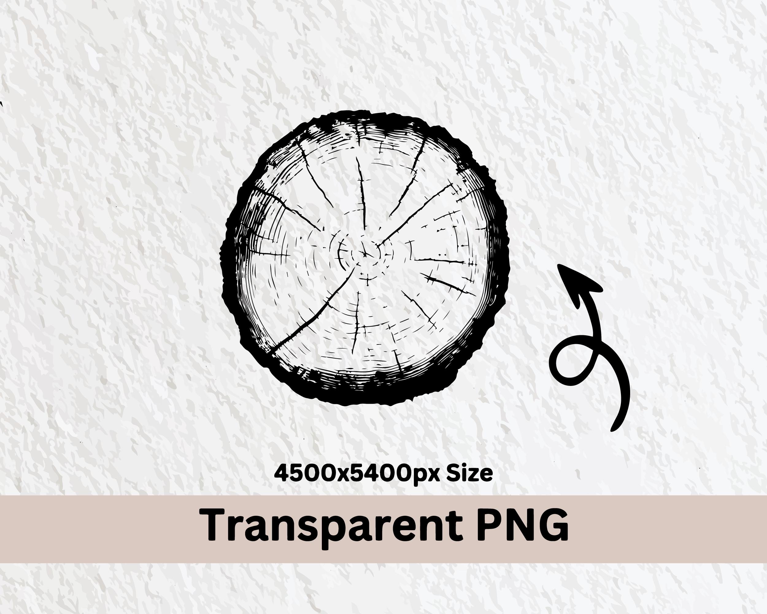 Tree Slice Slab Svg Bundle, Tree Slice Slab Silhouette, Tree Slice Slab ...