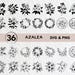 Azalea Flower SVG Bundle: Silhouette, Clipart, Vector (digital Download ...