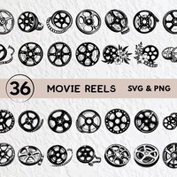 Movie Filmstrip Svg, Vintage Cinema Svg, Movie Film Cinema, Camera Reel ...
