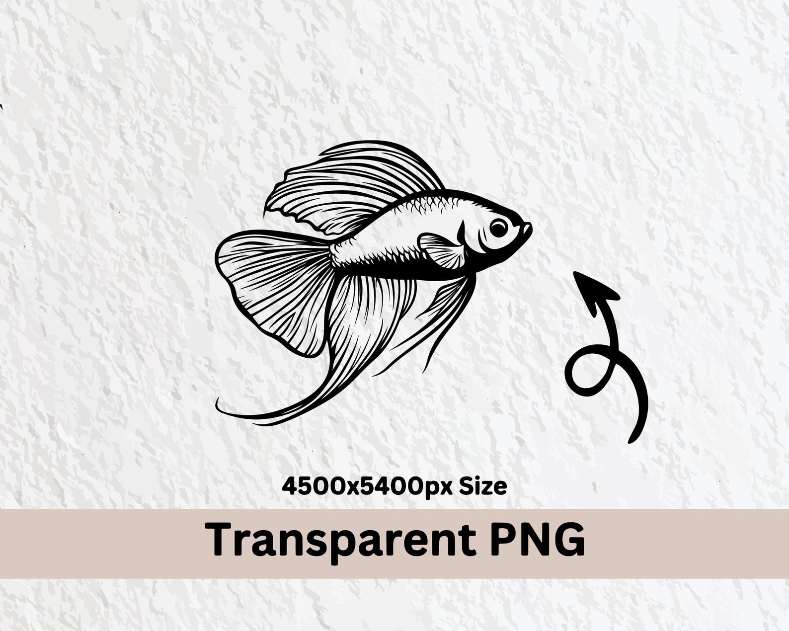 Guppy Fish SVG Bundle: Silhouette Clipart, Cricut Decal Files - Etsy