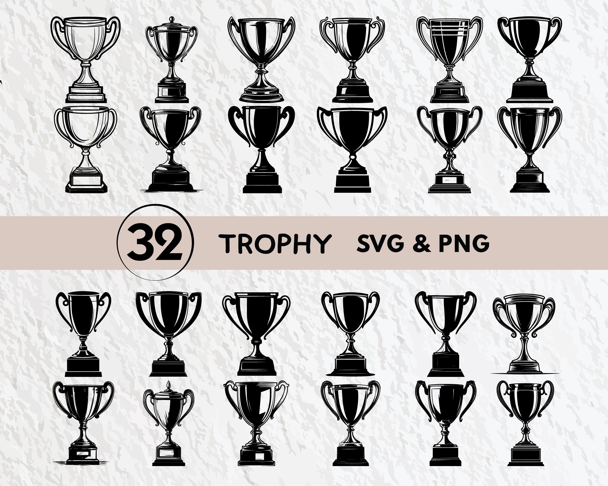 Trophy Silhouette Trophy Silhouette, Trophy Icons, Trophy, Vector PNG