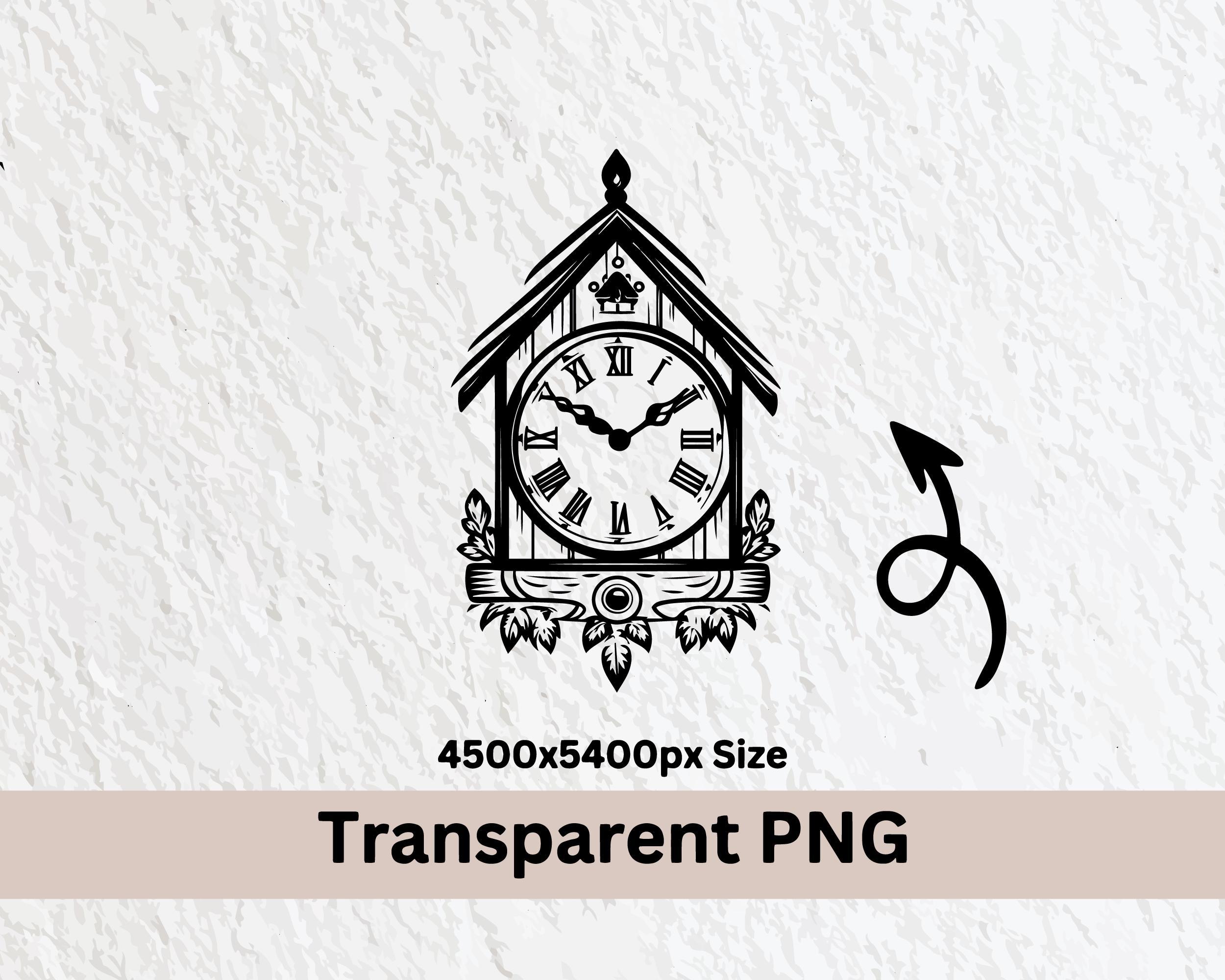 Cuckoo Clock Svg Bundle, Cuckoo Clock Silhouette, Cuckoo Clock Clipart ...