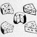 Cheese SVG Bundle: Vector Clipart, Logo, Cricut Decal (PNG) - Etsy