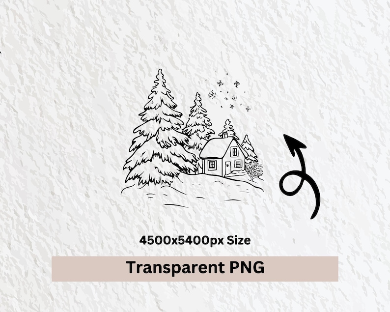 Winter Scene SVG Bundle: Holiday Clipart, Logo Icon Decals (PNG, SVG ...