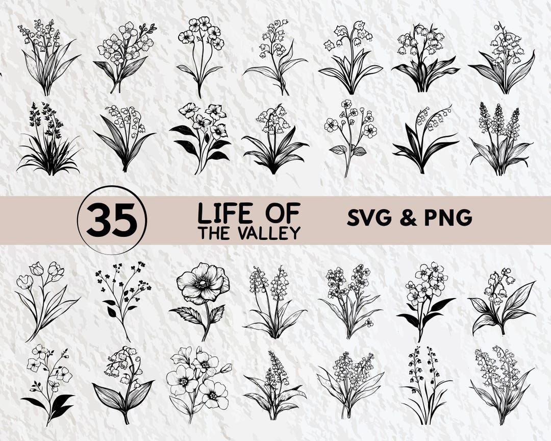 Life of the Valley Svg Bundle, Life of the Valley Silhouette, Life of ...