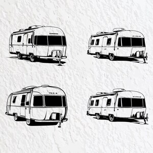 Airstream SVG Bundle: Silhouette, Clipart, Vector (digital Download) - Etsy