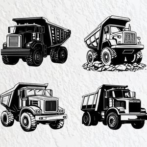 Quarry Truck SVG Bundle: Vector Logo Icon Decal Files - Etsy