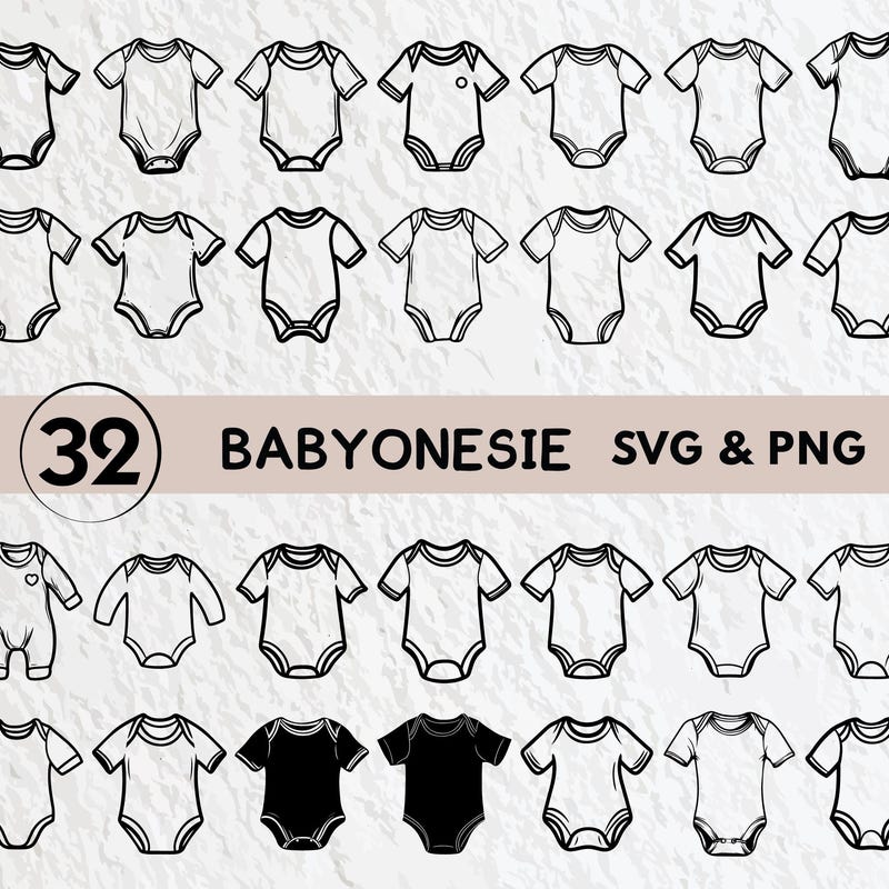 Baby Onesies Svg - Etsy