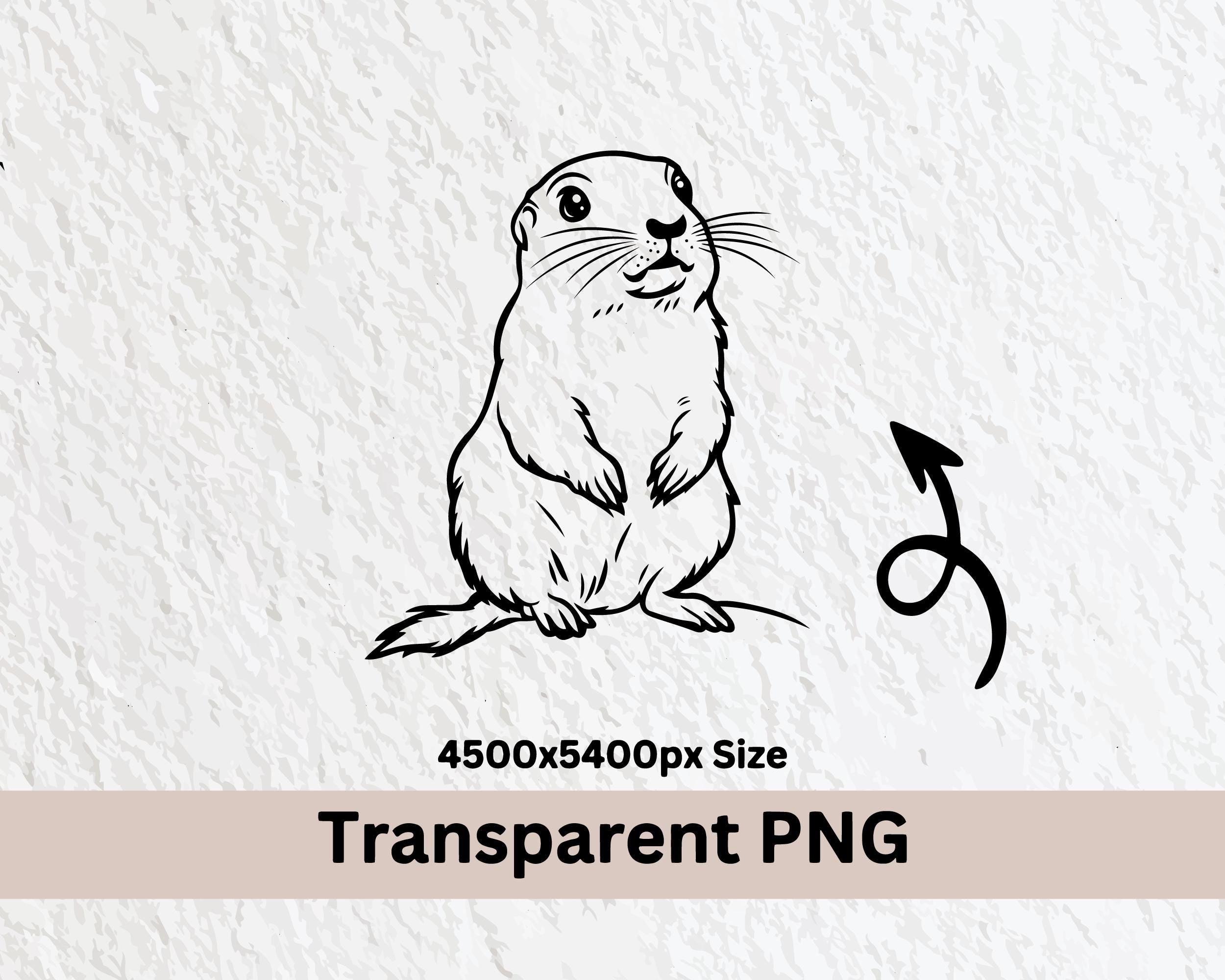 Prairie Dog SVG Bundle: Silhouette Clipart, Logo Icon (digital Download ...