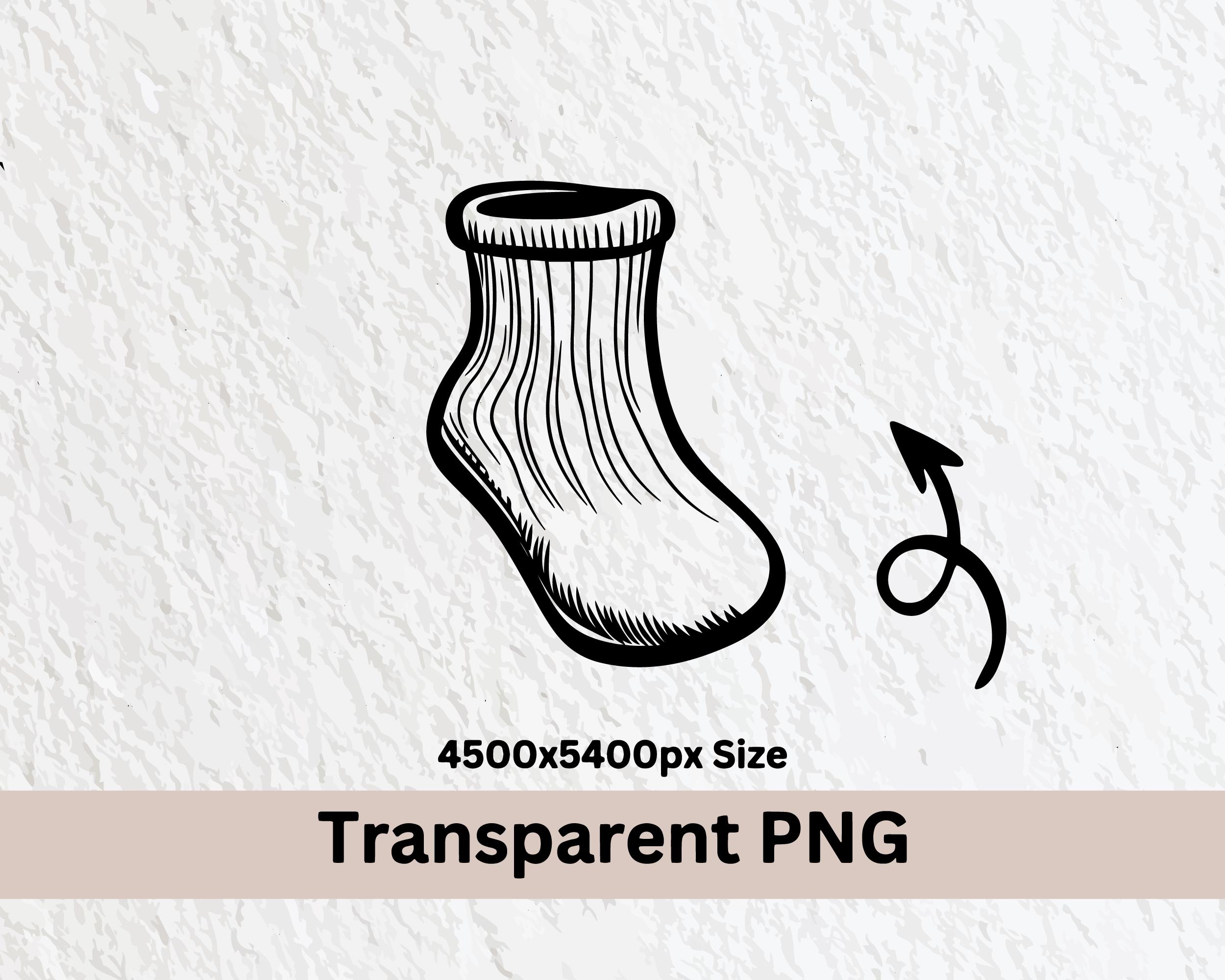 Sock Svg Bundle, Sock Silhouette, Sock Clipart Png, Sock Outline, Sock ...