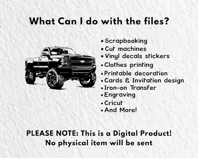 Chevy Truck SVG Bundle: Silhouette, Clipart, Vector (PNG, Cricut) - Etsy