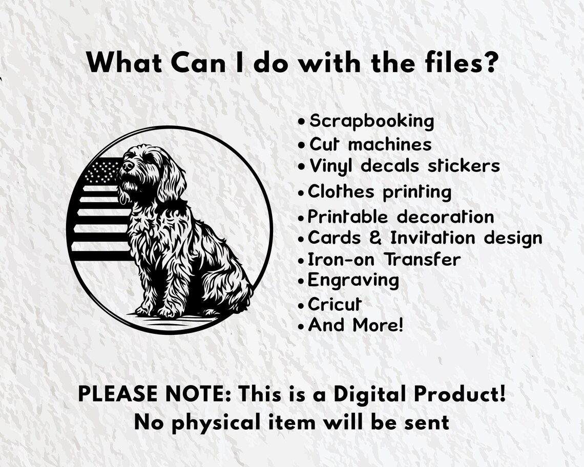 Cavapoo Dog SVG Bundle: Silhouette Clipart, Vector Graphics (PNG, SVG ...