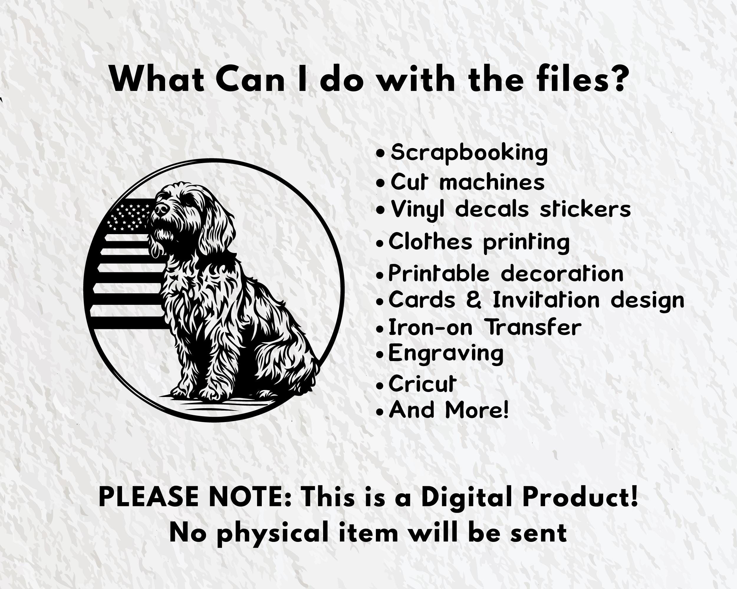 Cavapoo Dog Svg Bundle, Cavapoo Dog Silhouette, Cavapoo Dog Clipart Png ...