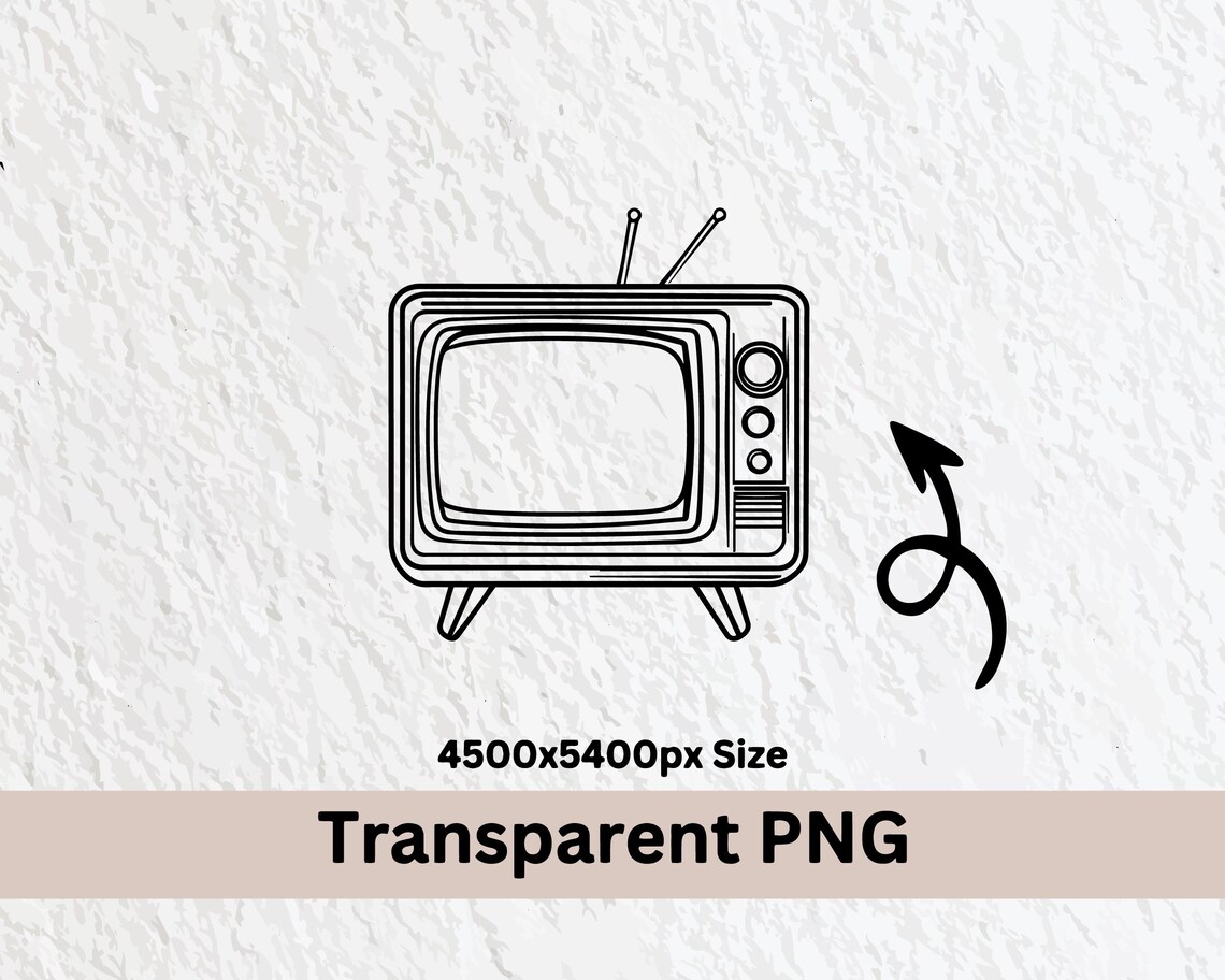 Retro Tv Svg Bundle, Retro Tv Silhouette, Retro Tv Clipart Png, Retro ...