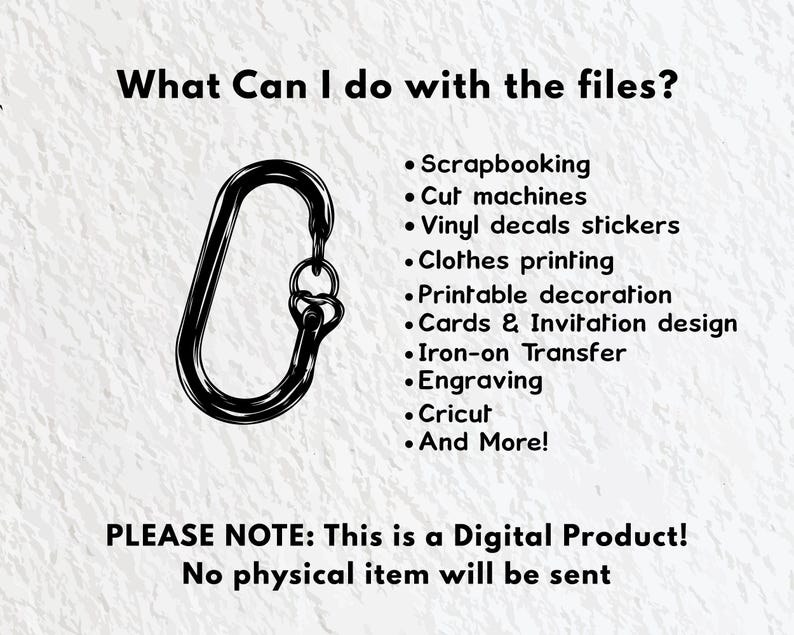 Carabiner SVG Bundle: 30 Clip Art Designs (PNG, Vector) - Etsy