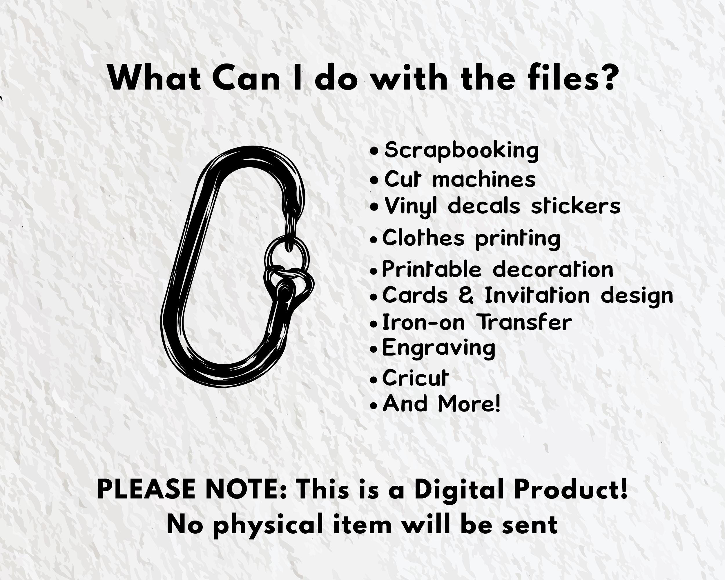 Carabiner SVG Bundle: 30 Clip Art Designs (PNG, Vector) - Etsy