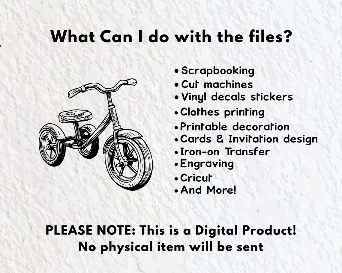 Tricycle Svg Bundle, Tricycle Silhouette, Tricycle Clipart Png ...