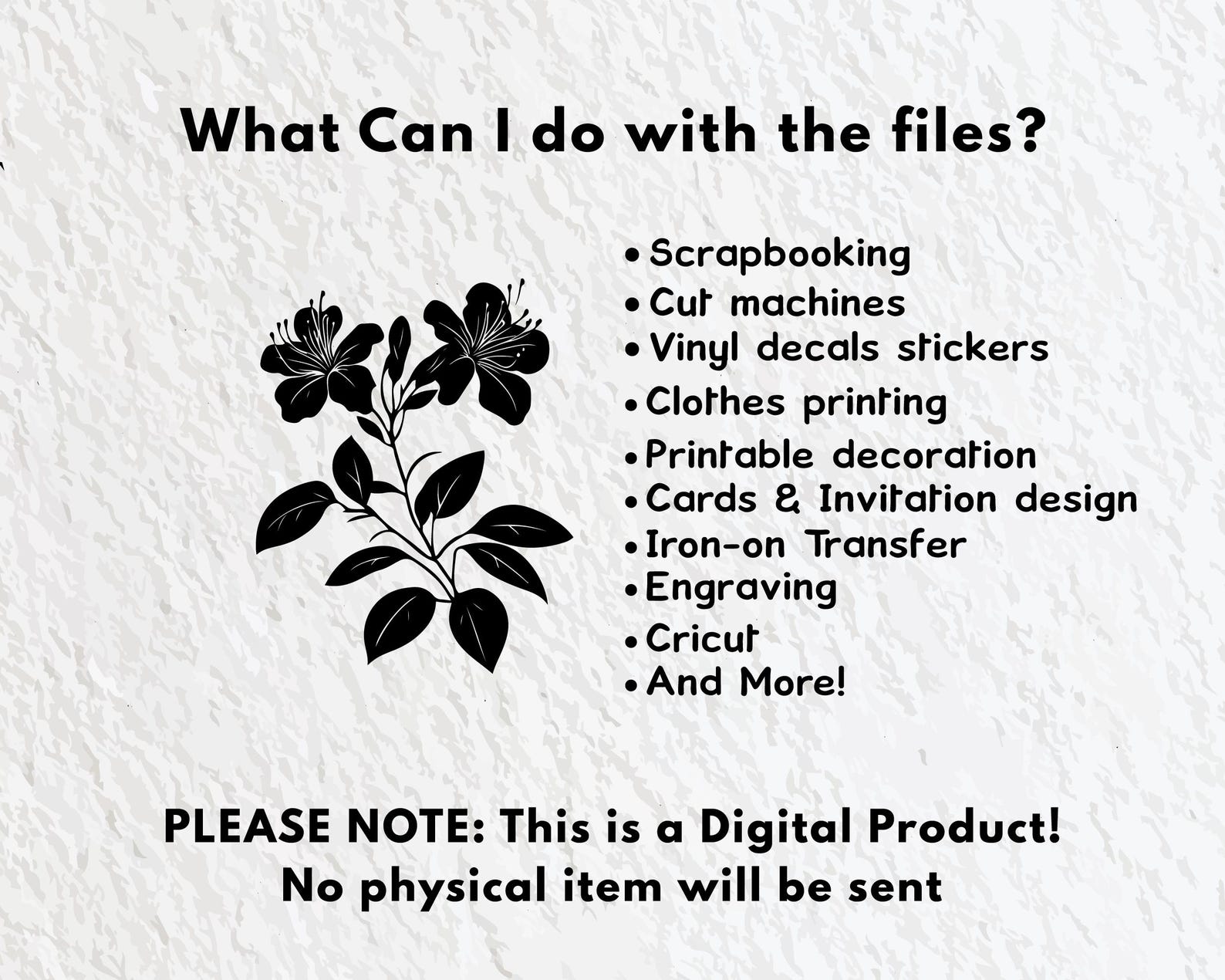 Azalea Flower SVG Bundle: Silhouette, Clipart, Vector (digital Download ...