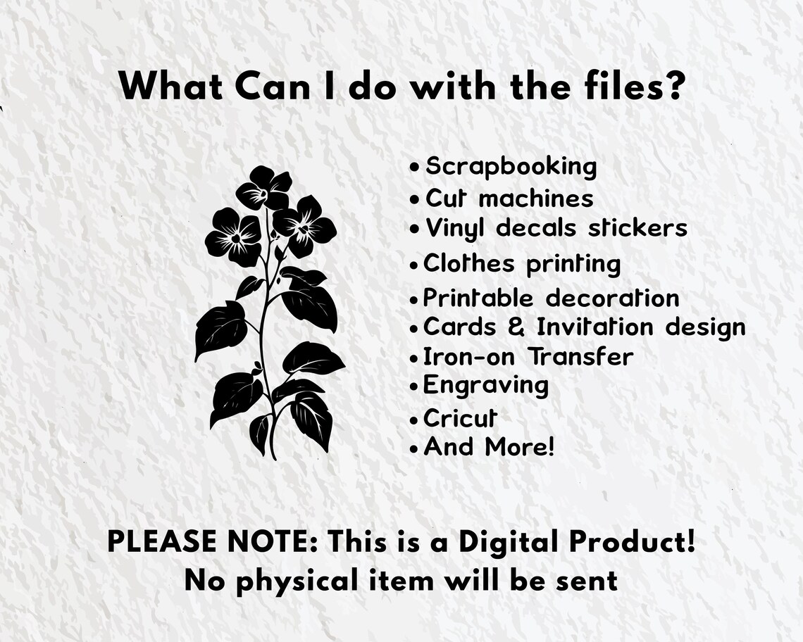 Violet Flower SVG Bundle: Floral Clipart, Vector Logo (PNG, SVG) - Etsy