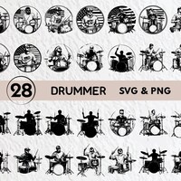 Drummer Svg Drummer Png Drummer Eps Drummer Dxf Drummer Svg File Cricut ...