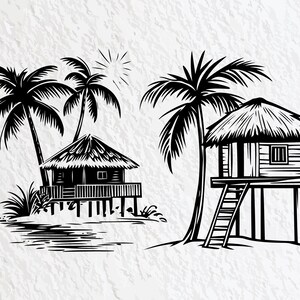 Hut Svg Bundle, Hut Silhouette, Hut Clipart Png, Hut Outline, Hut ...