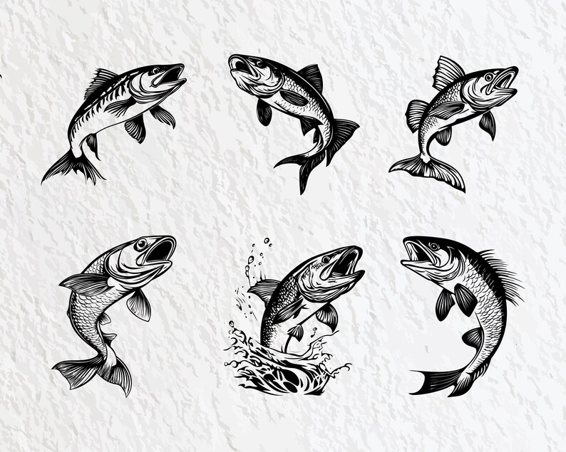 Musky Fish Svg Bundle, Musky Fish Silhouette, Musky Fish Clipart Png ...