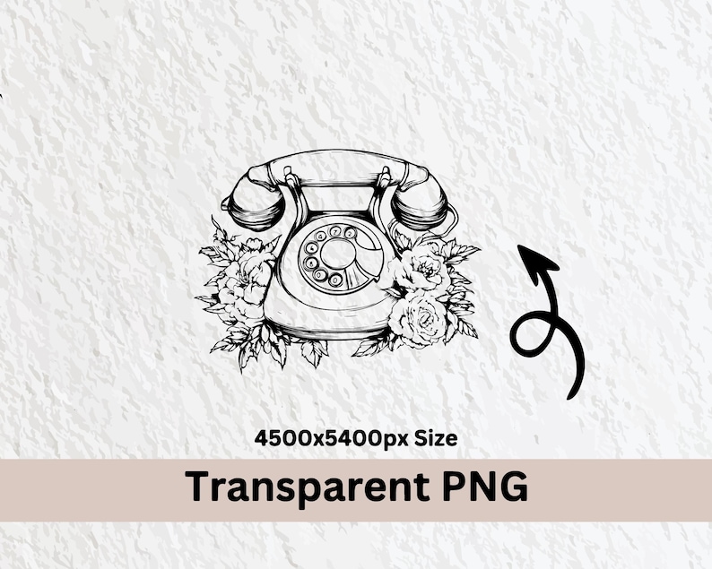 Rotary Dial Telephone SVG Bundle: Classic Phone Clipart, Vector Icon ...