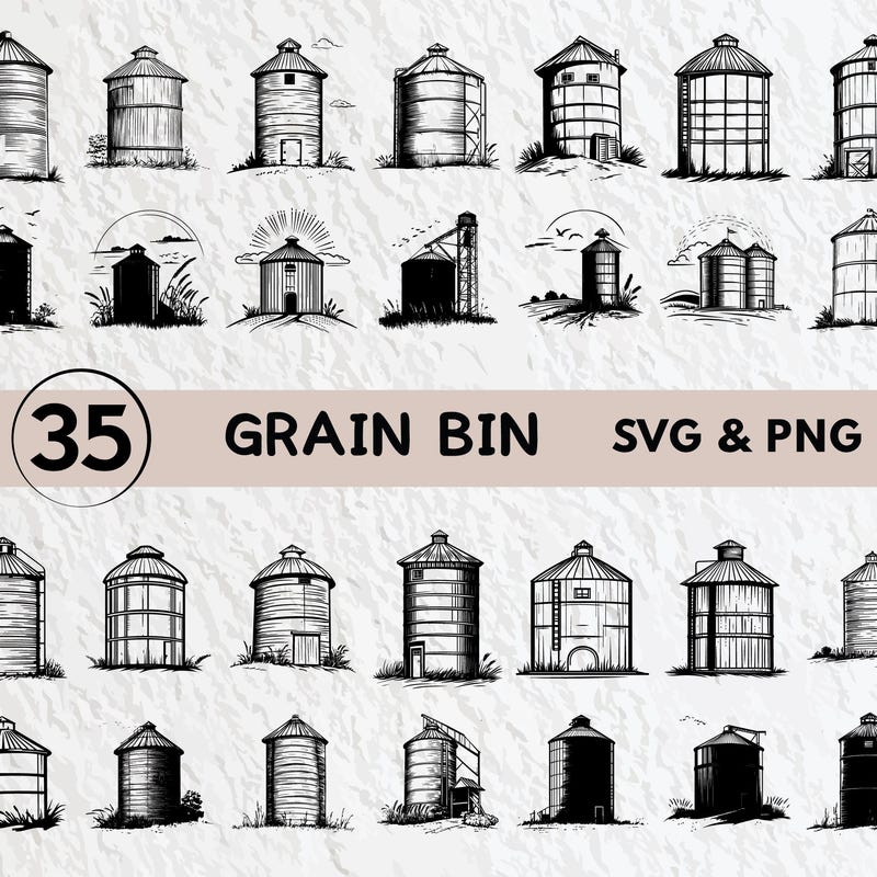 Grain Bin - Etsy