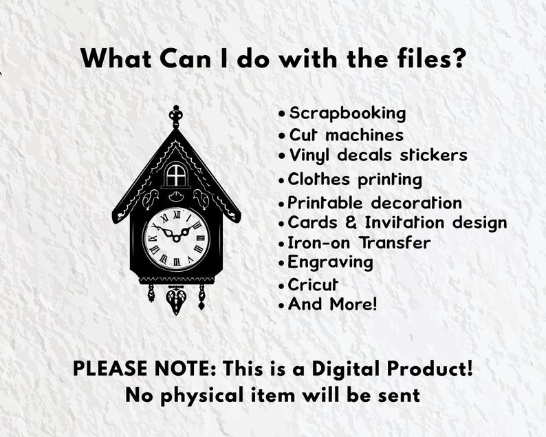 Cuckoo Clock Svg Bundle, Cuckoo Clock Silhouette, Cuckoo Clock Clipart ...