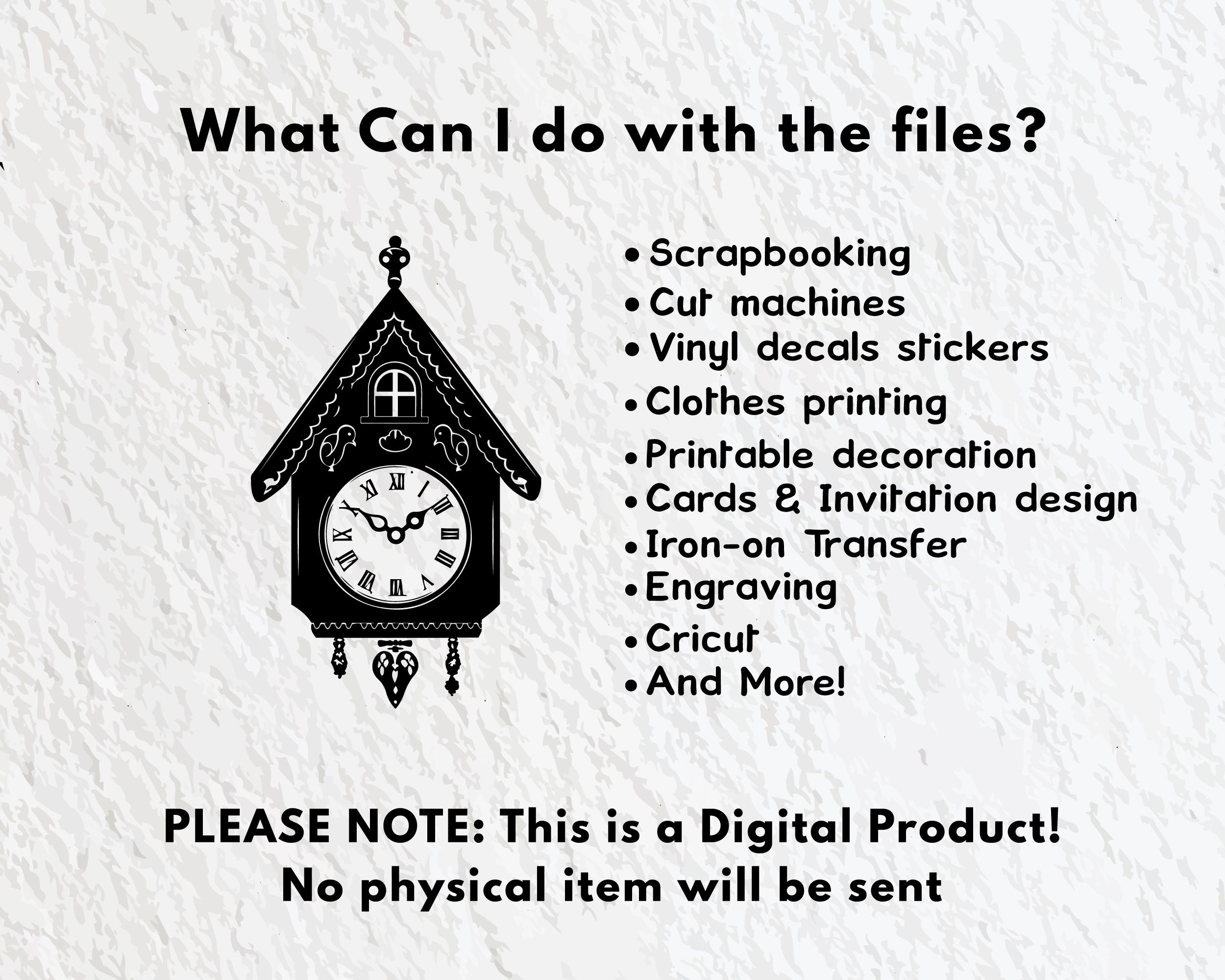 Cuckoo Clock Svg Bundle, Cuckoo Clock Silhouette, Cuckoo Clock Clipart ...