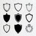 Shield SVG Bundle: Silhouette Clipart, Vector Logo (PNG, SVG) - Etsy