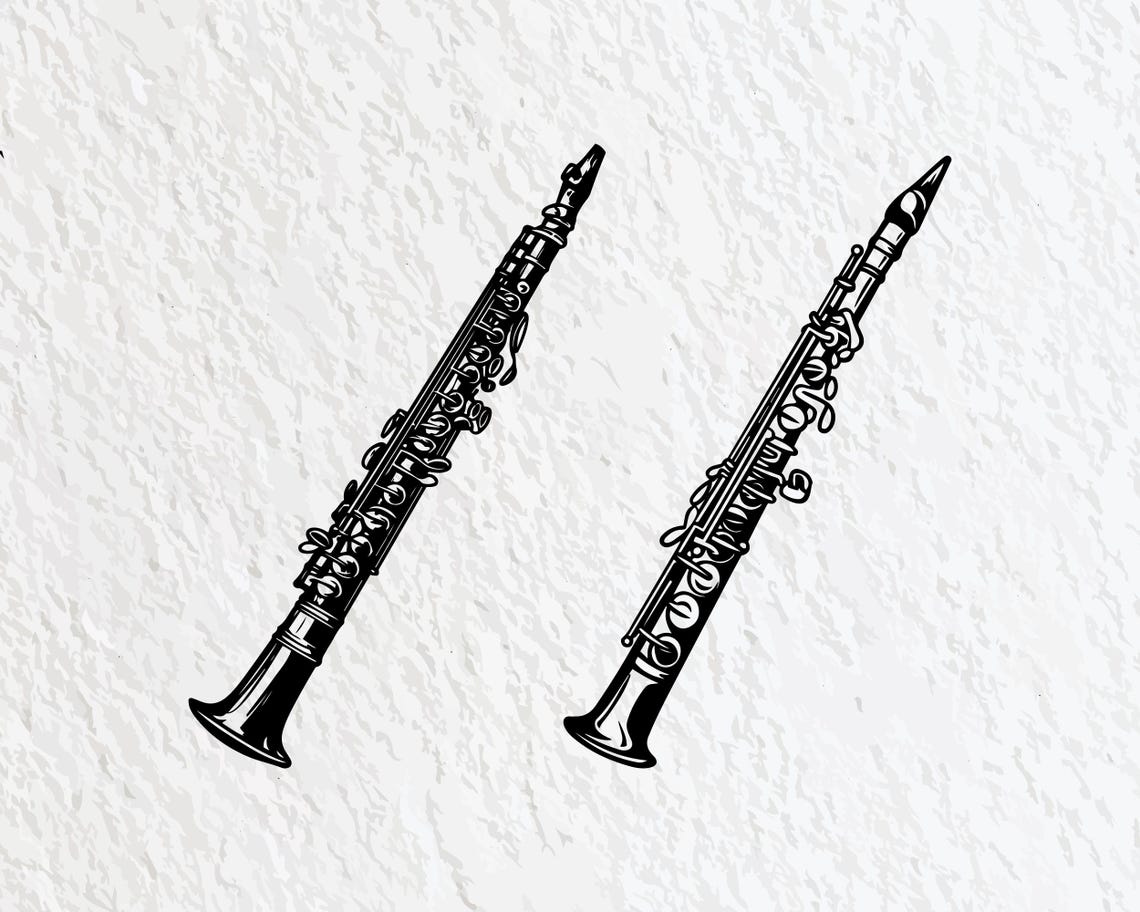 Clarinet Svg Bundle, Clarinet Silhouette, Clarinet Clipart Png ...
