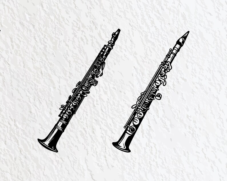 Clarinet Svg Bundle, Clarinet Silhouette, Clarinet Clipart Png ...