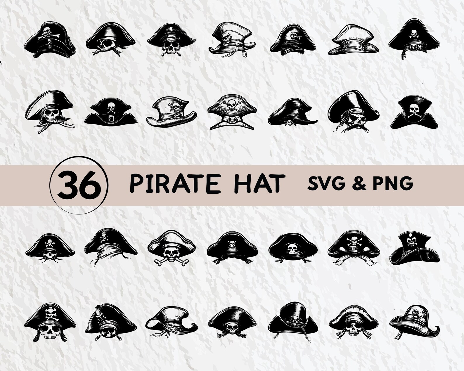 Pirate Hat Silhouette Svg, Pirate Hat Svg Bundle, Pirate Hat Clipart ...
