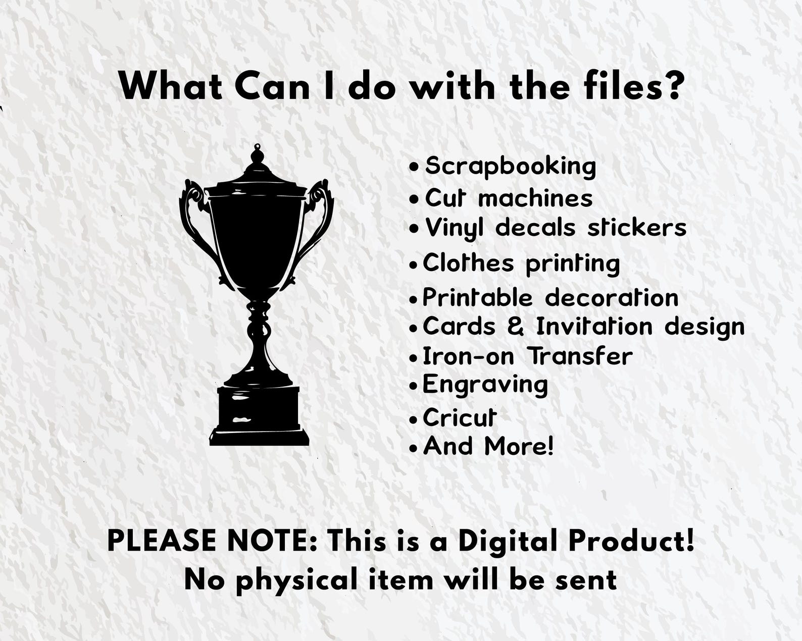 Trophy SVG Bundle: Silhouette Clipart for Cricut (digital Download) - Etsy