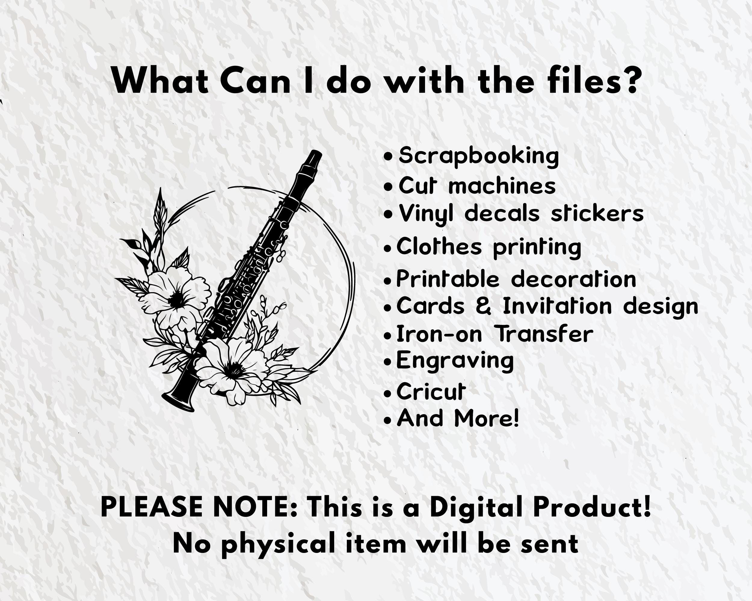 Clarinet Svg Bundle, Clarinet Silhouette, Clarinet Clipart Png ...