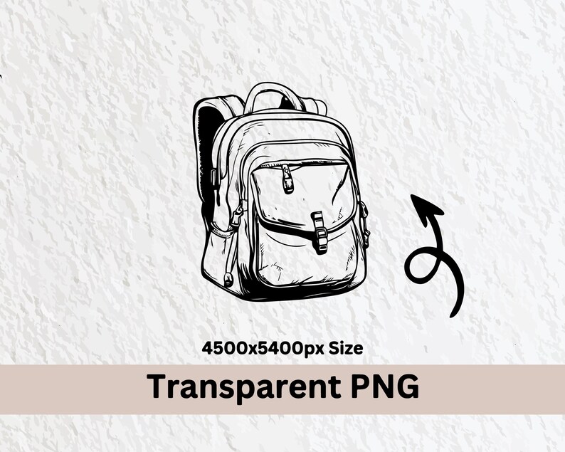 Backpack Svg Bundle, Backpack Silhouette, Backpack Clipart Png ...