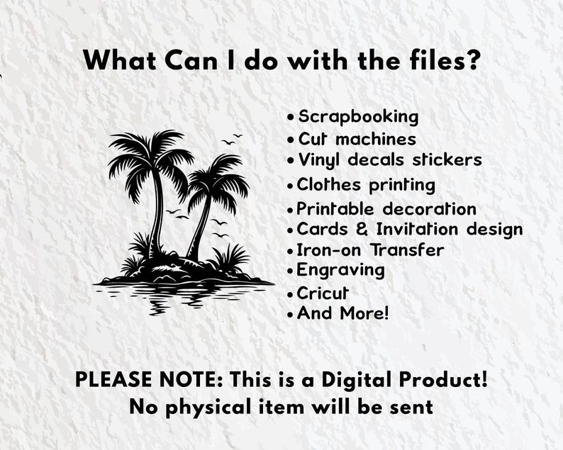 Vacation Island SVG Bundle: Tropical Clipart, Logo Icon (PNG, Vector ...